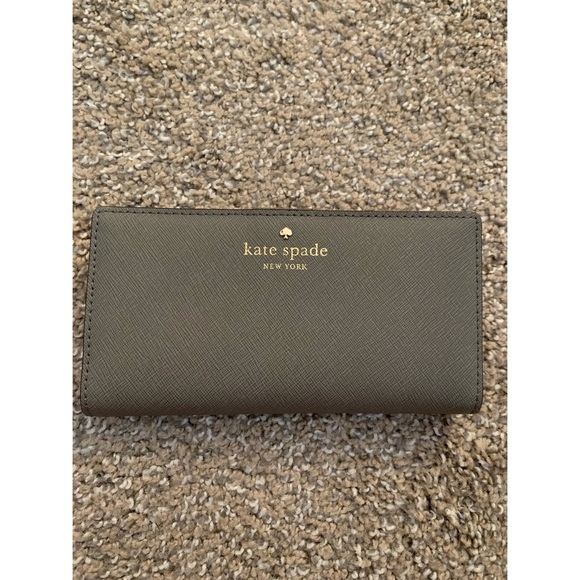 kate spade | Bags | Kate Spade Grey Wallet | Poshmark